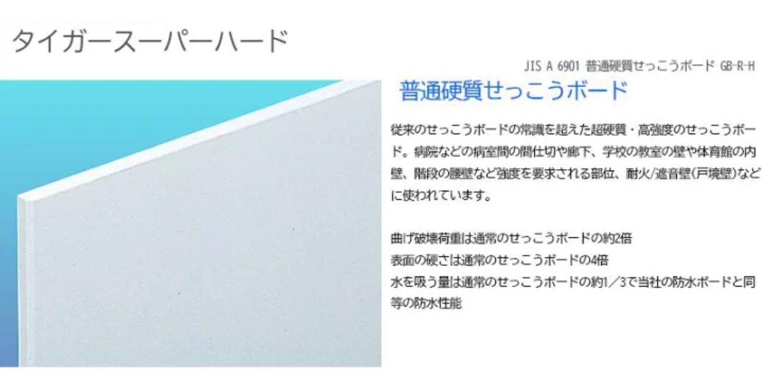 石膏ボードとは？種類、厚み、用途、選び方を徹底解説